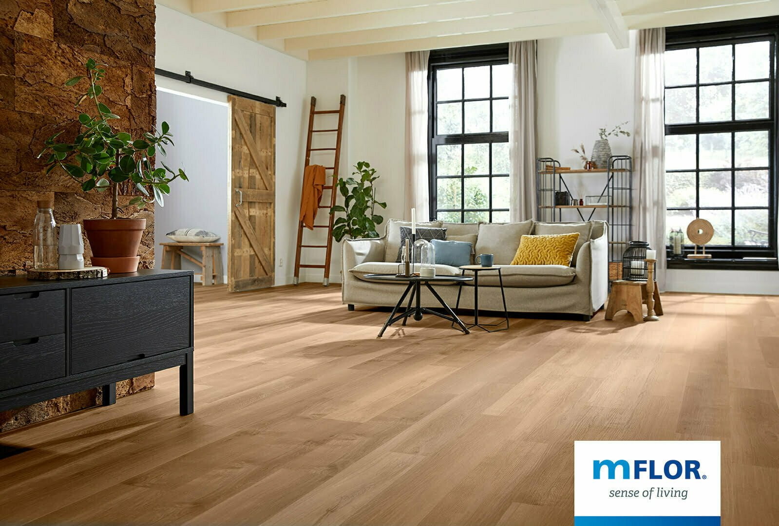 mFLOR Broad Leaf Pure Sycamore 121,92x18,42cm - 3,37m²
